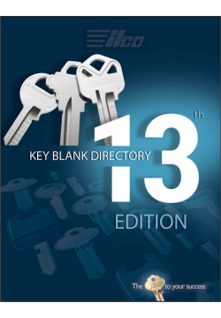 Kaba Ilco Key Blank Directory, 13th Edition - 2023 | The Locksmith Store