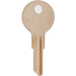 Taylor Y13-BR Yale Key Blank, 50 Per Box, Equal to Ilco 01122R | The ...