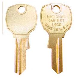 NATIONAL LOCK D4290 ORIG NAT'L KEY BLANK, 3 PIN | The Locksmith Store