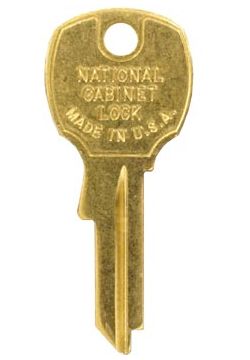 NATIONAL LOCK D4291 ORIG NAT'L KEY BLANK, 4 PIN | The Locksmith Store